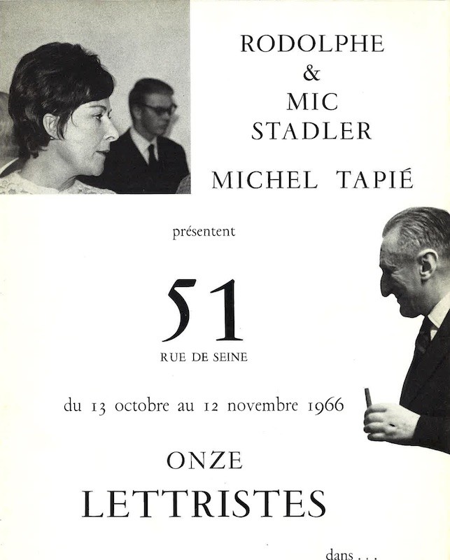 (LETTRISME) – Galerie 1900 2000