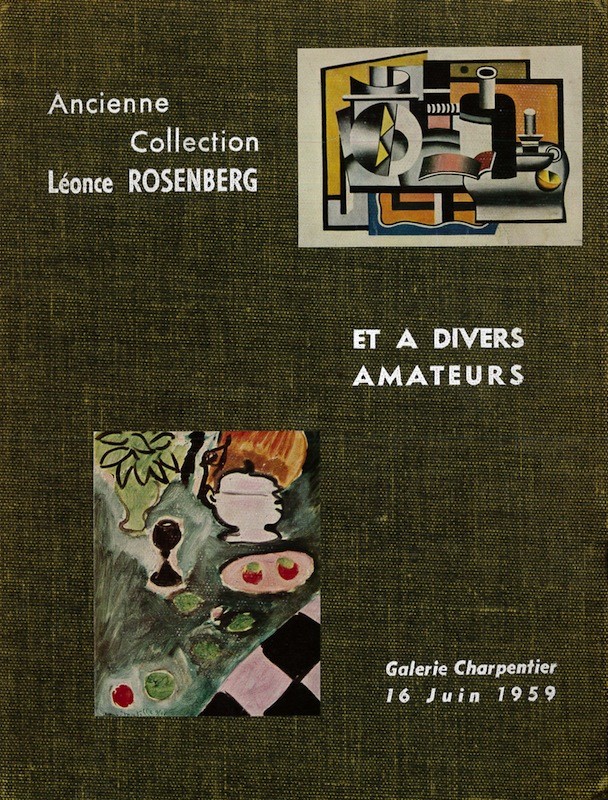 (Léonce ROSENBERG) ANCIENNE COLLECTION LEONCE ROSENBERG. IMPORTANTS ...