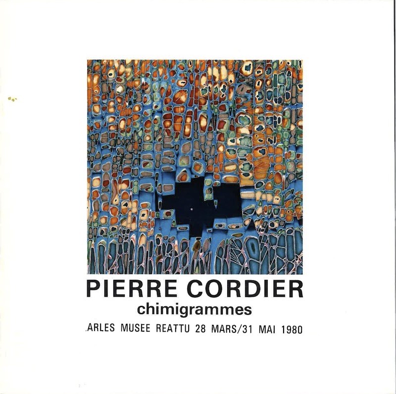 PIERRE CORDIER, CHIMIGRAMMES – Galerie 1900 2000